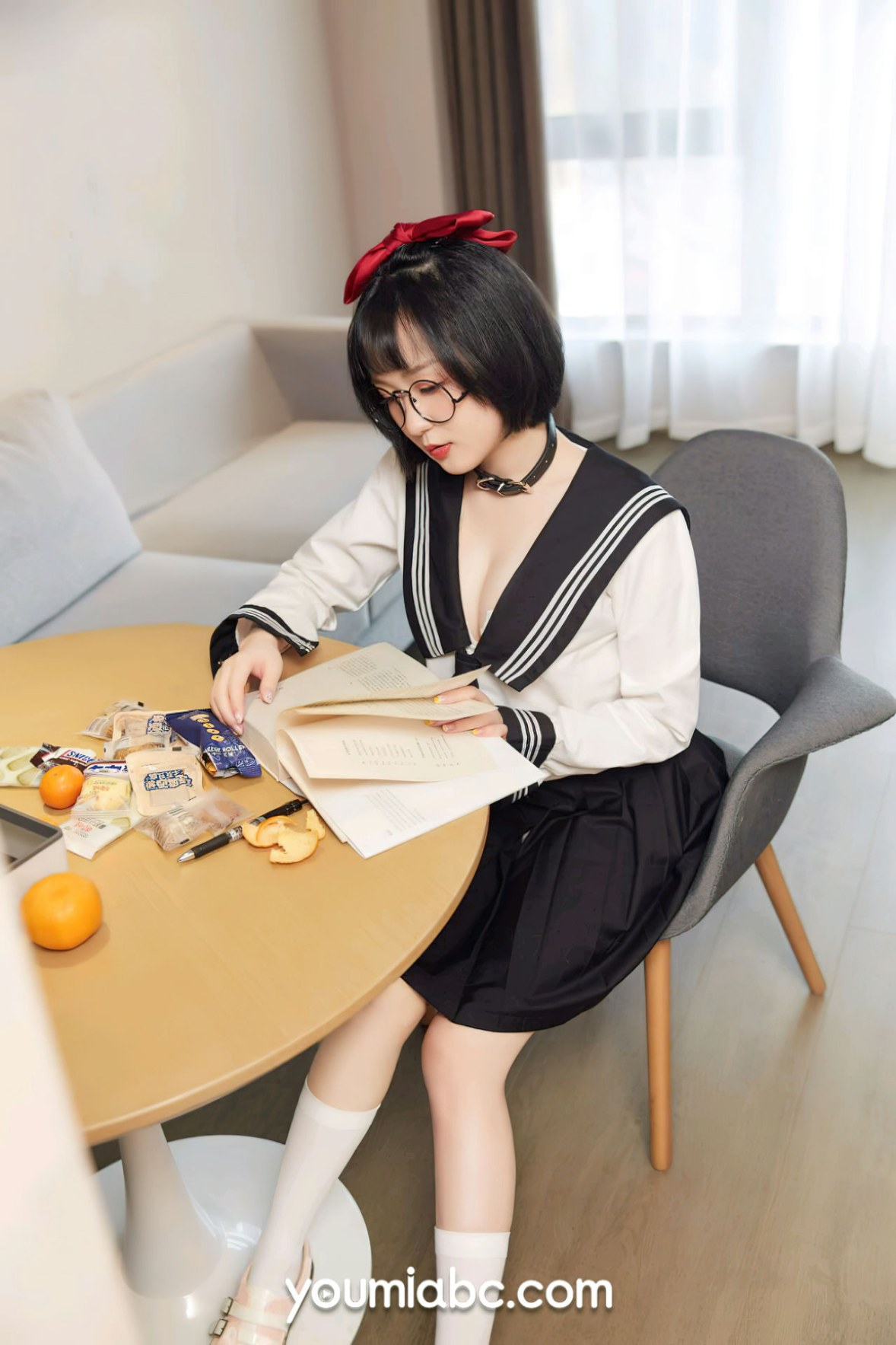 YOUMEI 尤美 2022-12-07 龙女宝宝 jk学妹 - 尤物秀专注美女套图分享！